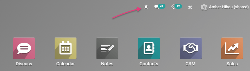 Odoo Essentials Debug Mode