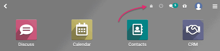 Odoo Essentials Debug Mode